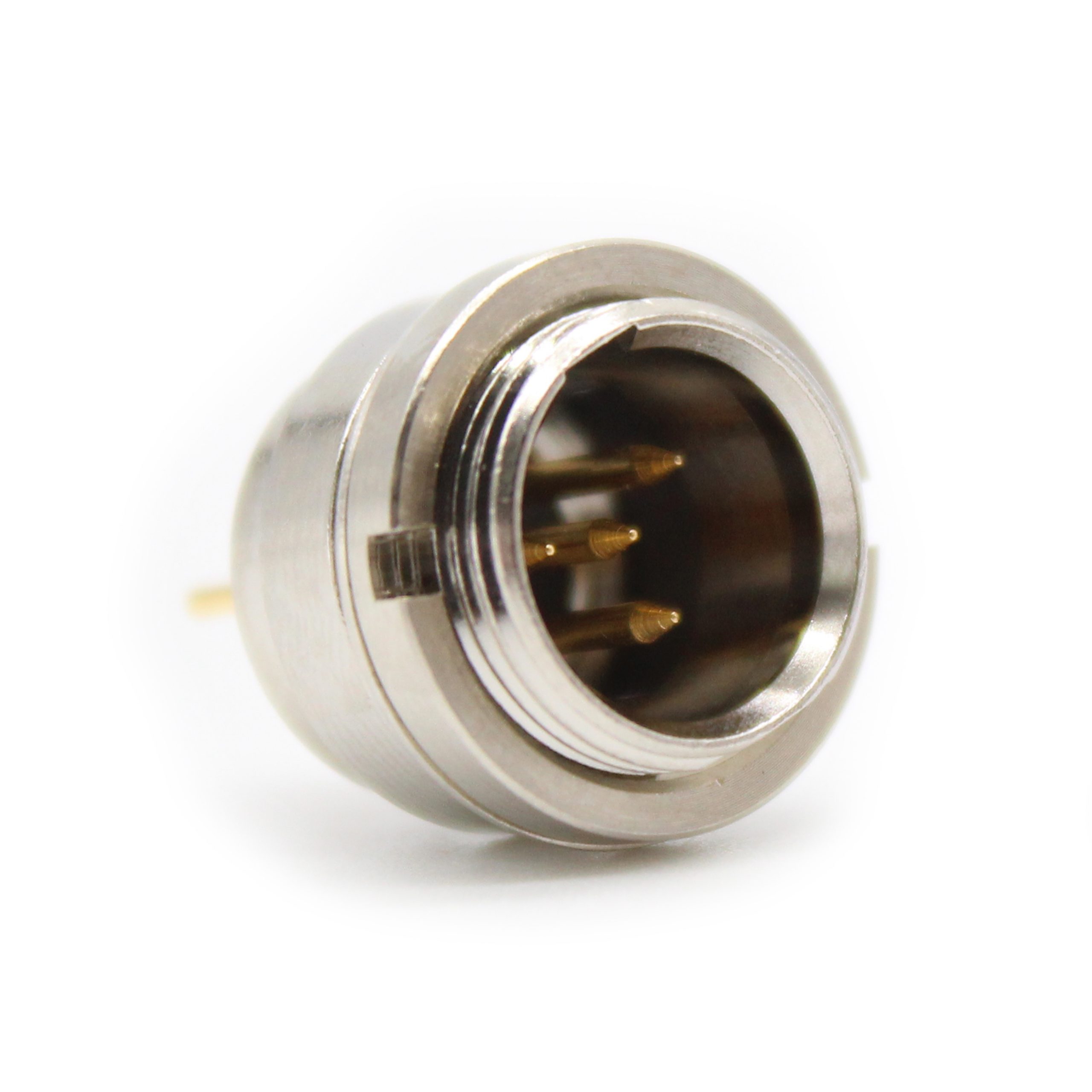 4 Pin Male Tiny XLR PV Chassis Connector - Io Audio Technologies