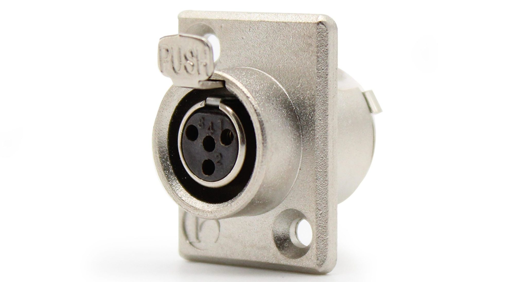 4 Pin Female Mini XLR Chassis - JLX Series - Io Audio Technologies